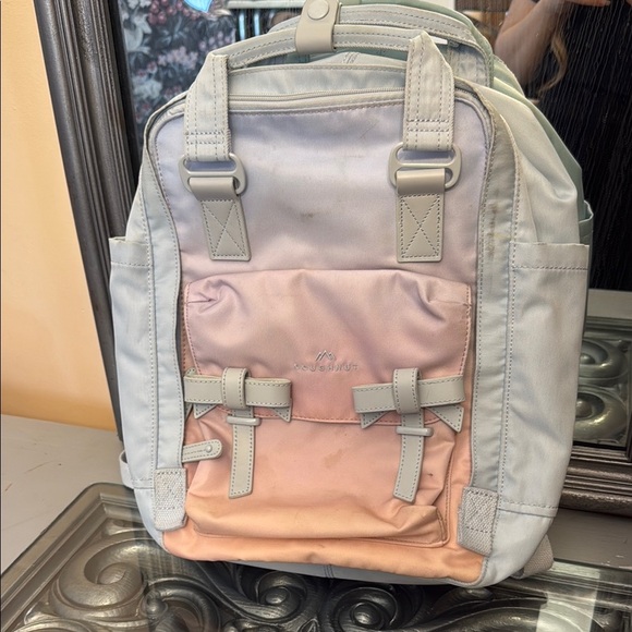 DOUGHNUT | Bags | Doughnut Ribbon Pastel Backpack With Front Pocket ...